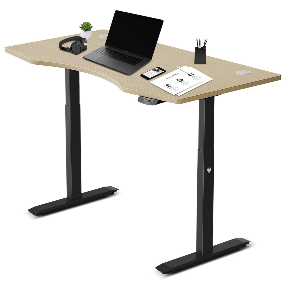 ErgoDesk Automatic Standing Desk 1500mm (Oak) – Manic Fitness