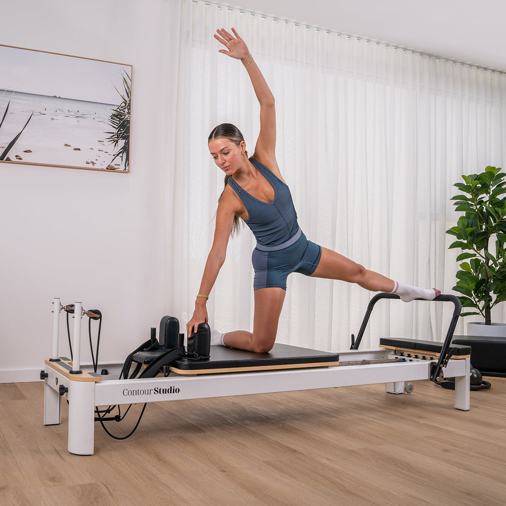 Contour Studio Commercial Pilates Reformer | Full Body Workout – Manic ...