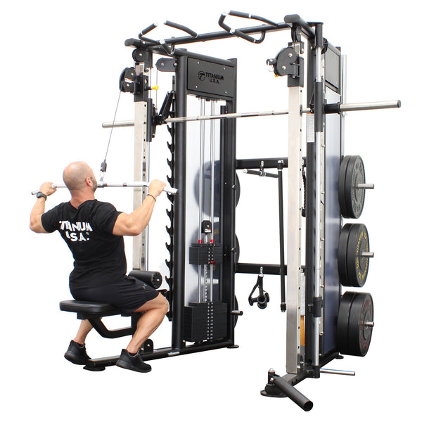 Titanium USA F90 Platinum Series Functional Smith Machine – Manic Fitness